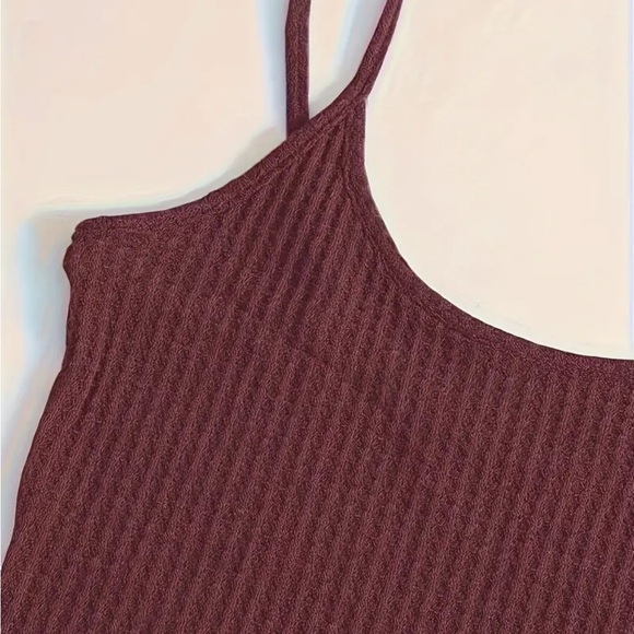 Intimates & Sleepwear | Two Piece Lounge Set Waffle Crew Neck Cami Top ...